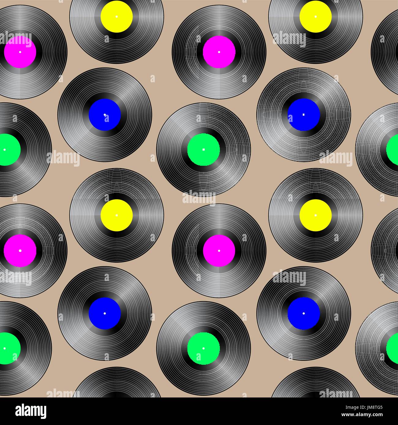 Vinyl records background Stock Vector Images - Alamy