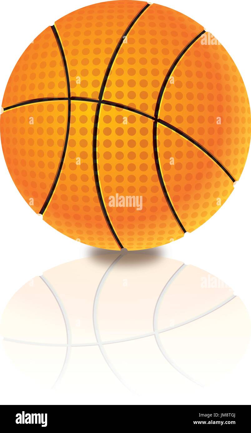 Basketball ball. vector sports illustration. 10 eps Stock Vector Image ...