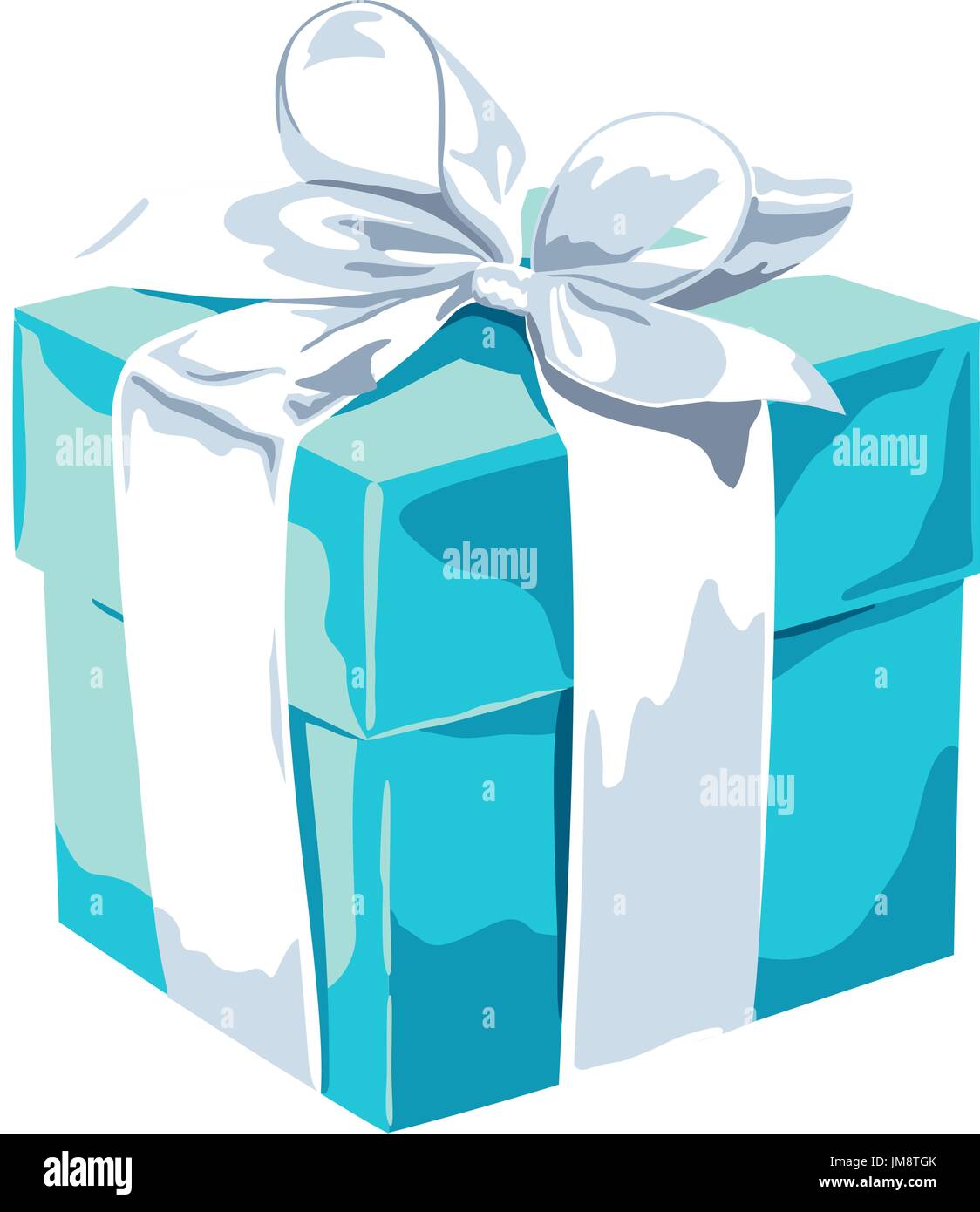Small square white gift Stock Vector Images - Alamy