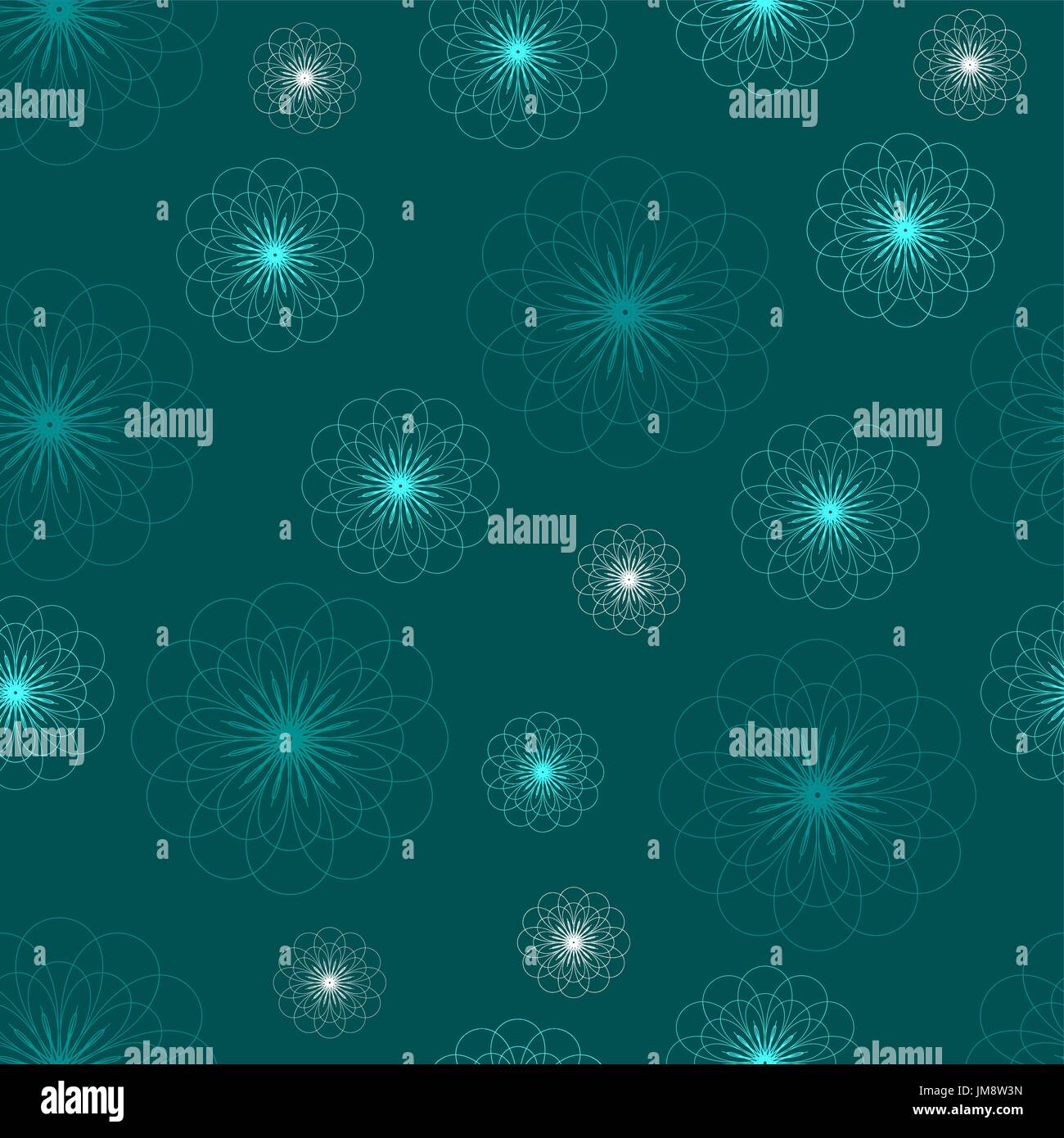 Openwork snowflakes seamless pattern. Winter endless background Stock ...