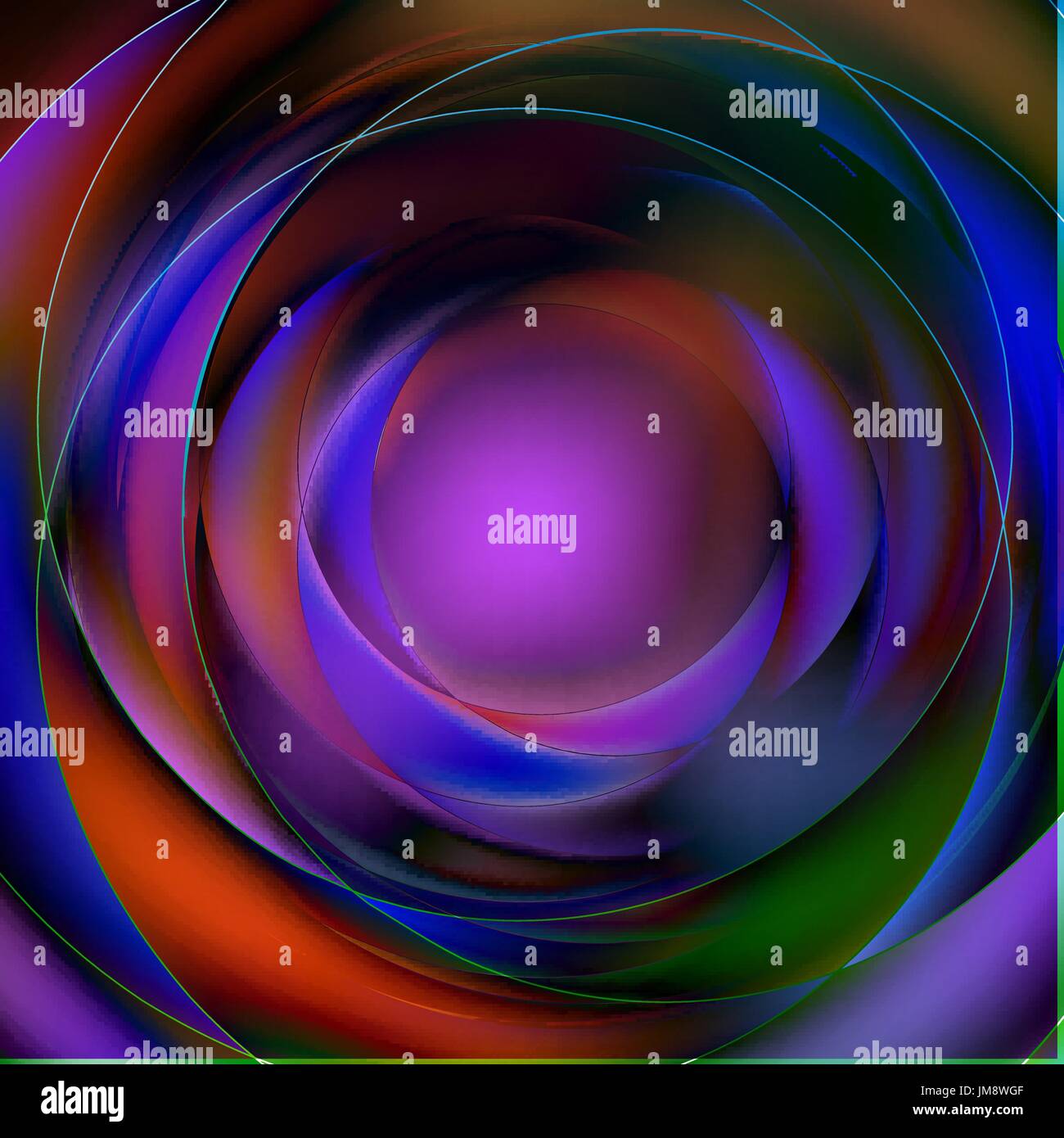 Colorful abstract circular background made of radial tracks Stock ...