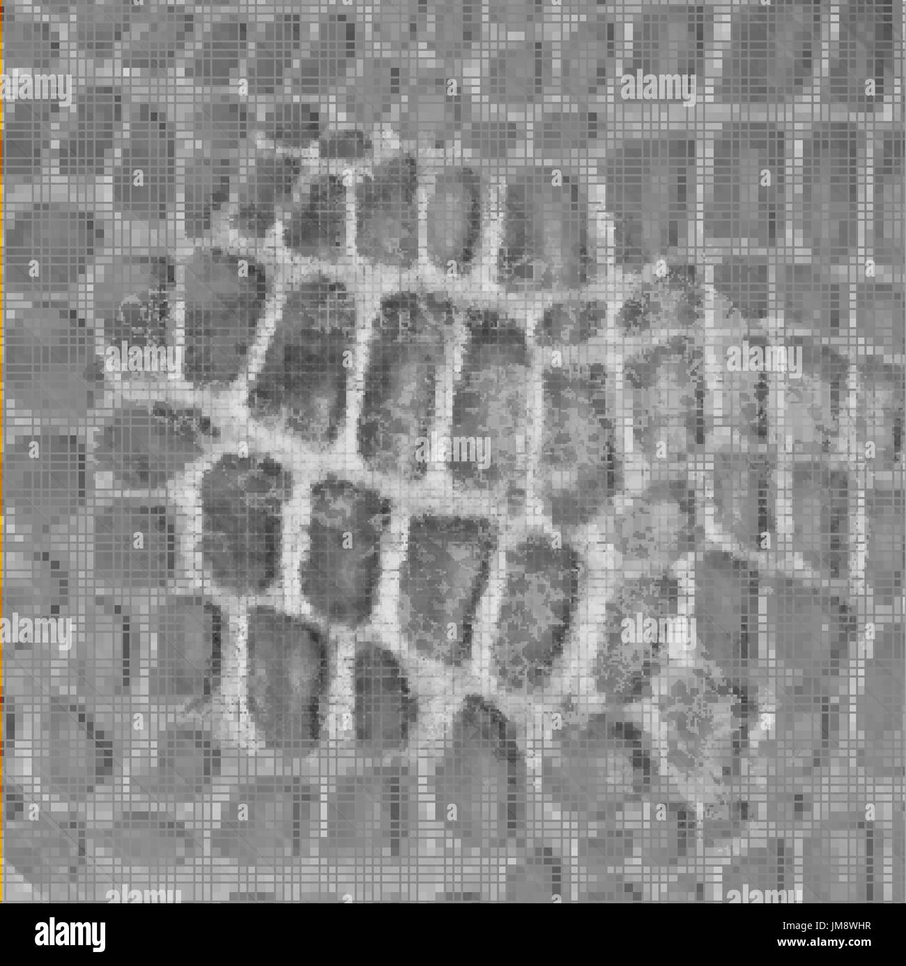 vector skin, bright, coarse texture sample. vector illustration Stock ...