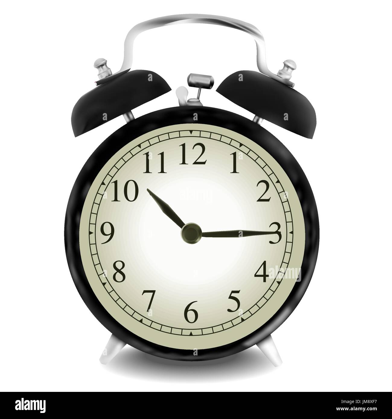 Realistic vector illustration of wall clock. 10 eps Stock Vector Image ...