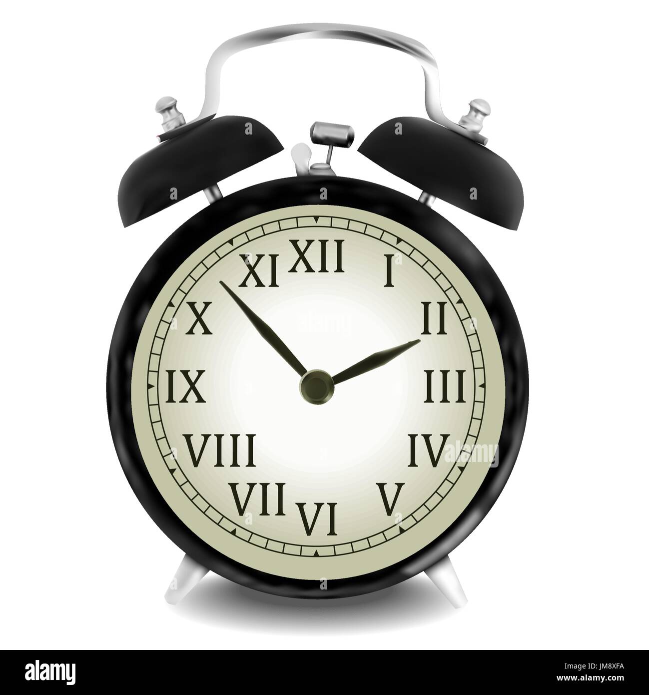 Realistic vector illustration of wall clock. 10 eps Stock Vector Image ...