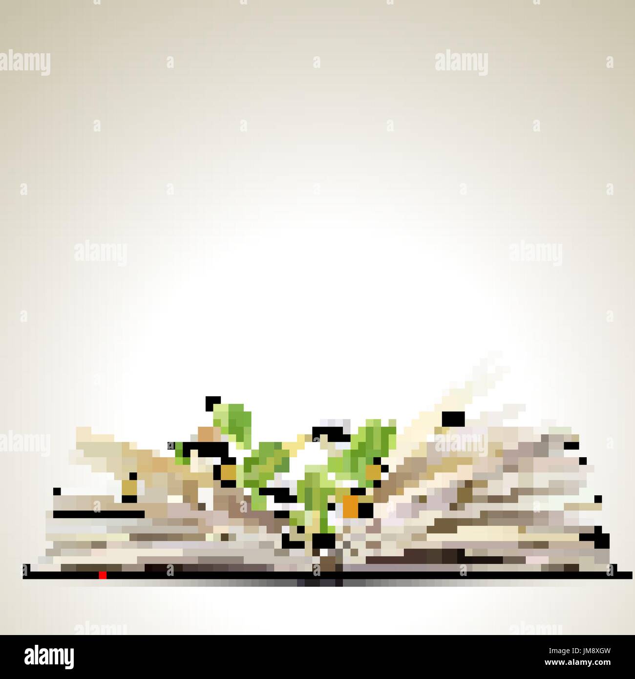 Open book isolated on white background. eps 10 Stock Vector Image & Art ...