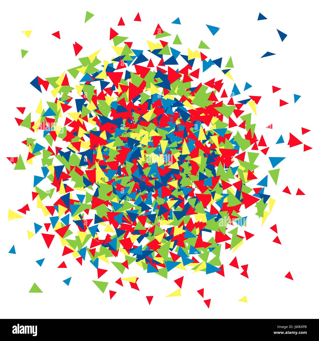 Scattered triangles hi-res stock photography and images - Alamy