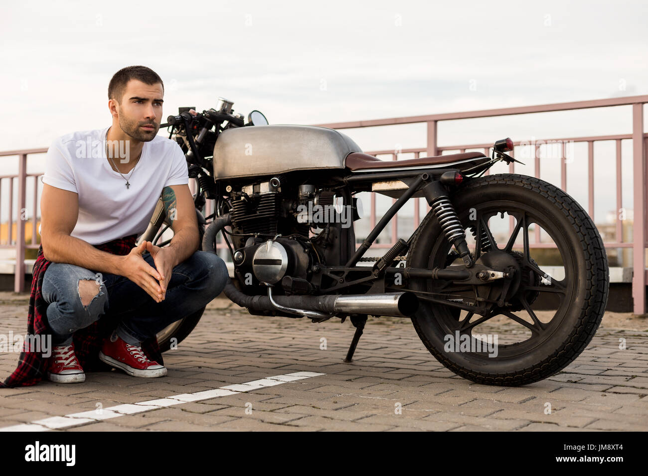 Cafe racer motorcycle hi-res stock photography and images - Alamy