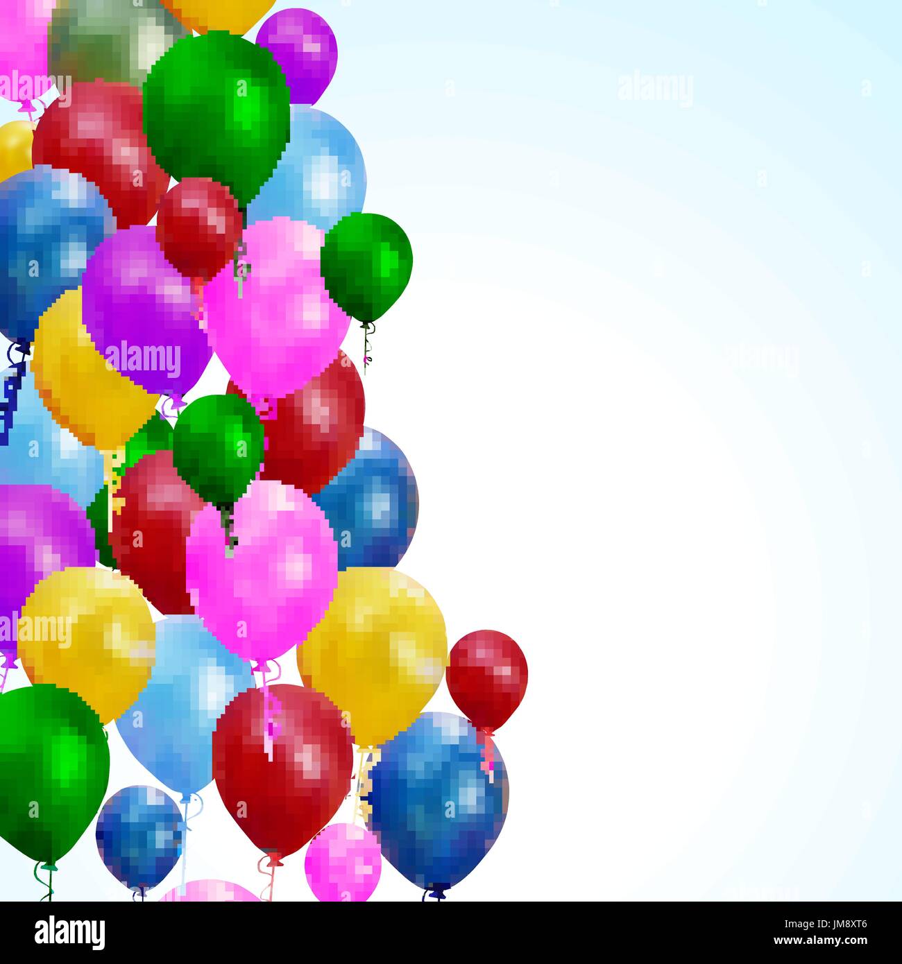 multicolored balloons. background balloons. 10 eps. vector Stock Vector ...