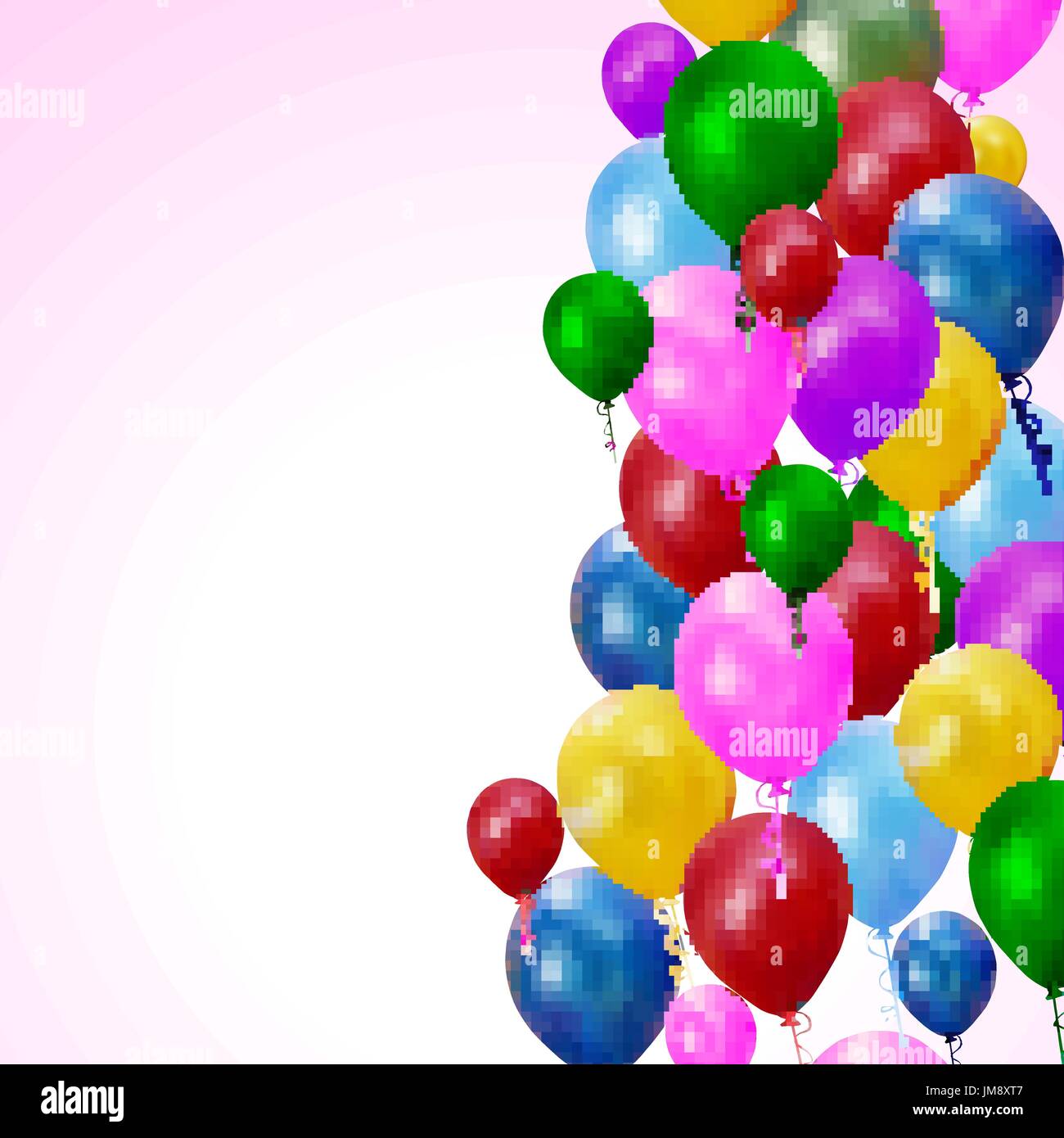 multicolored balloons. background balloons. 10 eps. vector Stock Vector ...
