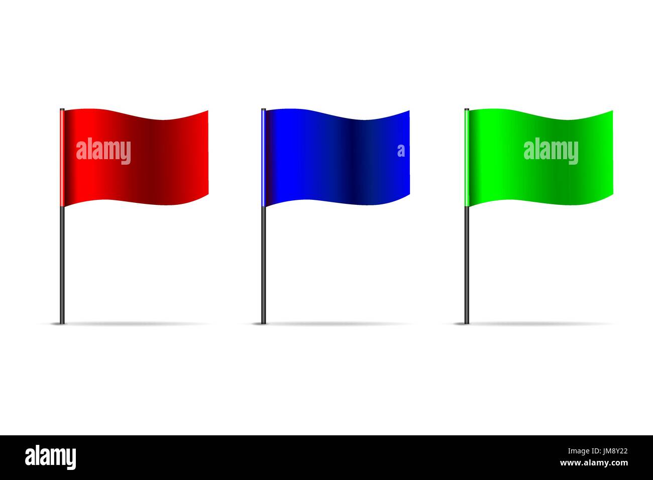 Realistic flags hi-res stock photography and images - Alamy