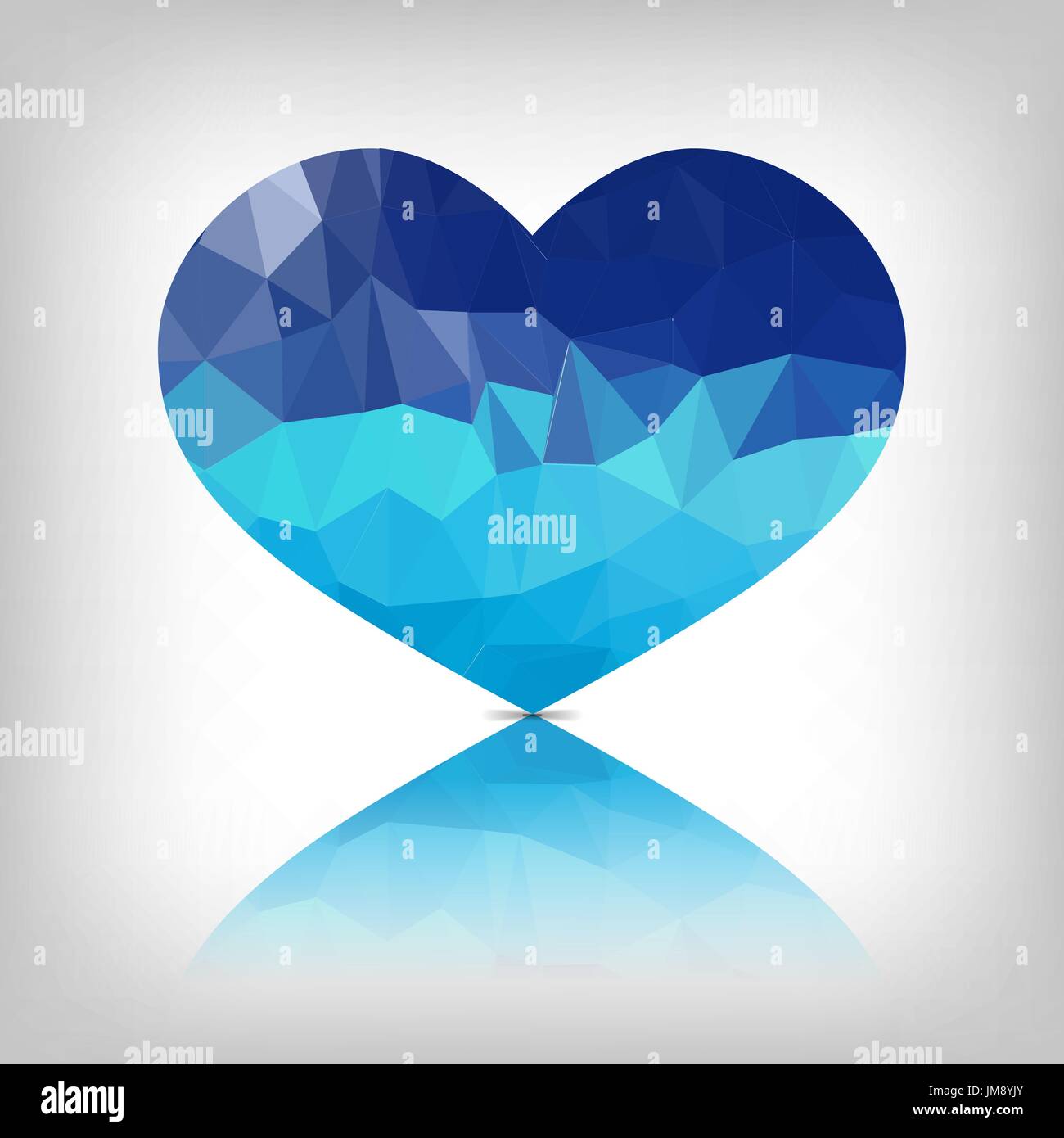 heart of triangles. vector illustration. 10 eps Stock Vector Image ...