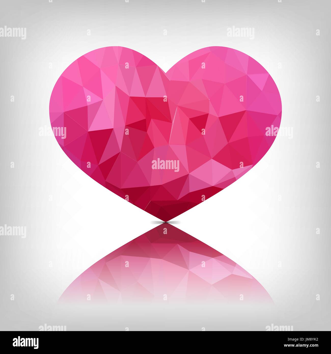 heart of triangles. vector illustration. 10 eps Stock Vector Image ...
