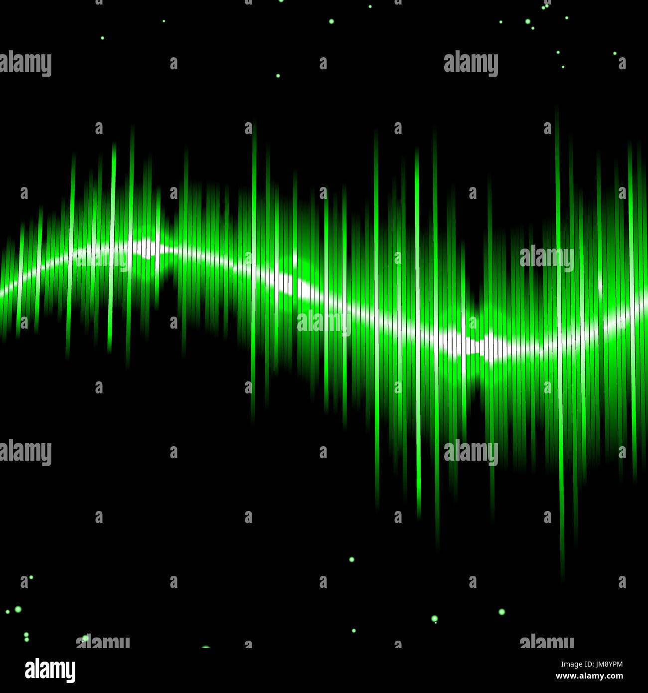 illustration of colorful musical bar showing volume on black background ...