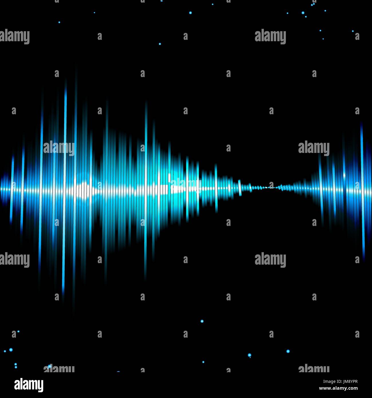 illustration of colorful musical bar showing volume on black background ...