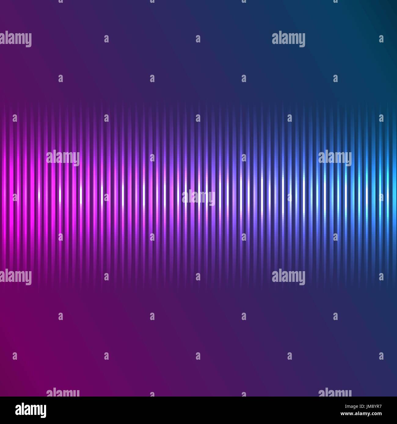 illustration of colorful musical bar showing volume on black background ...