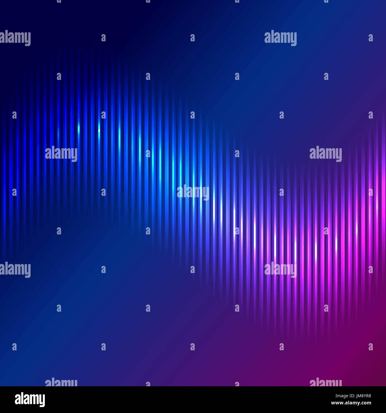 illustration of colorful musical bar showing volume on black background ...