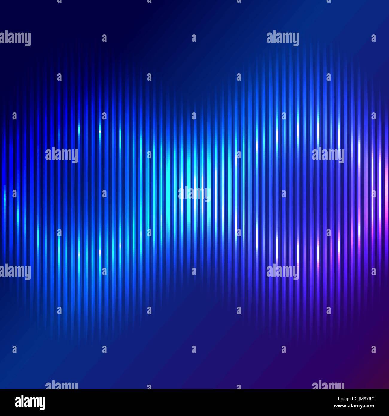 illustration of colorful musical bar showing volume on black background ...