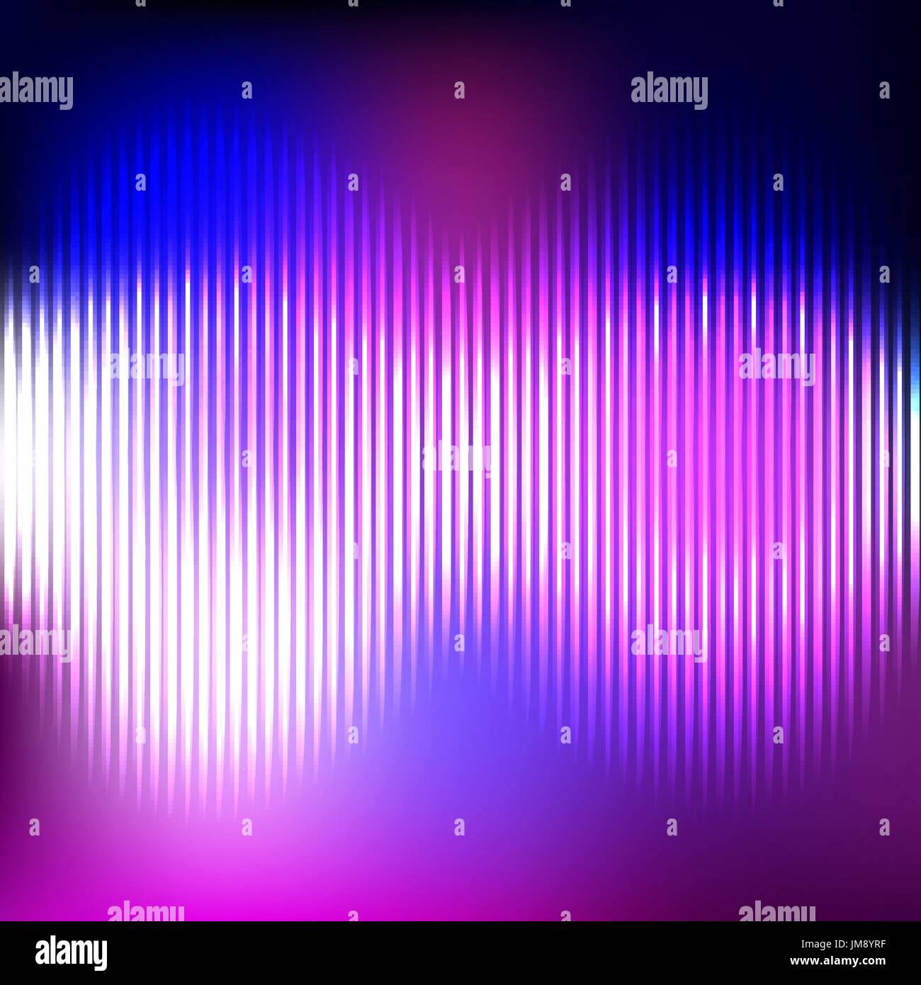 illustration of colorful musical bar showing volume on black background ...
