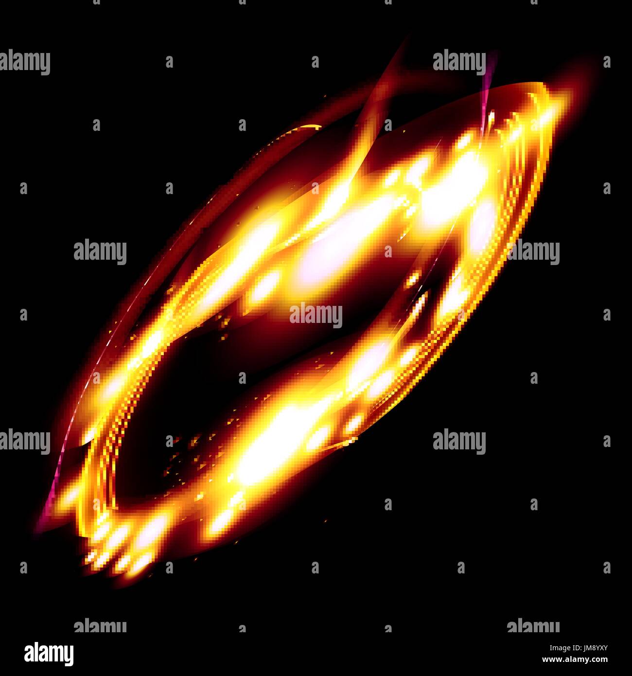 Extinguisher on the fiery background. Vector. vector illustration. 10 ...