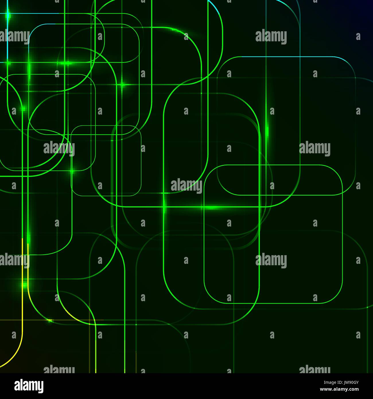 green Abstract background of digital technologies. 10 eps Stock Vector ...