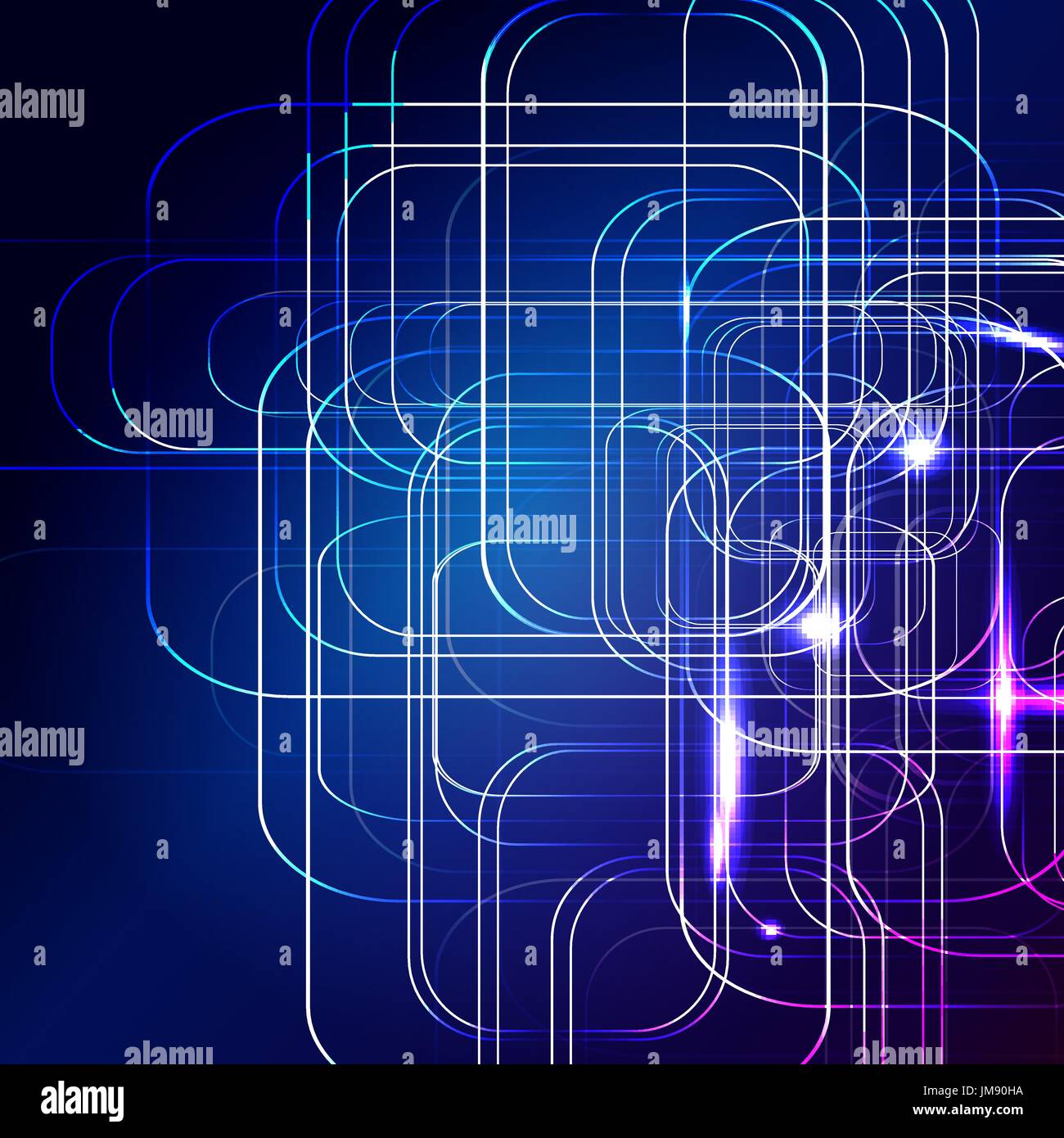 blue Abstract background of digital technologies. 10 eps Stock Vector ...