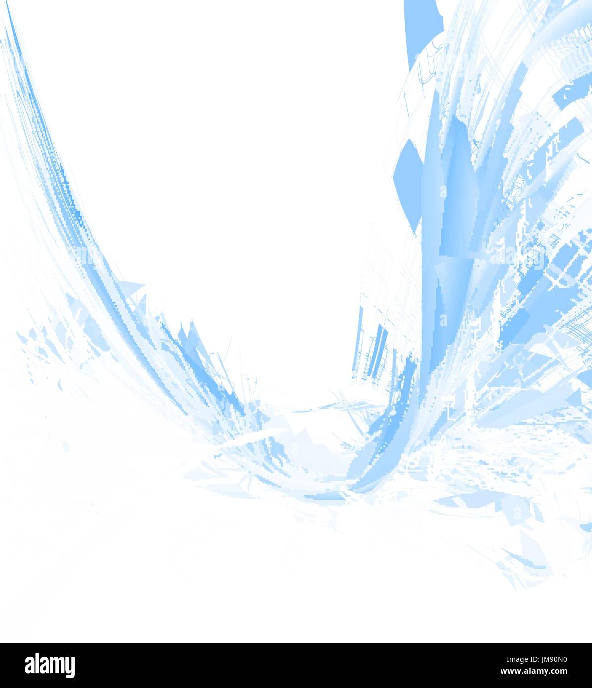 Abstract blue wavy background. vector illustration. 10 eps Stock Vector ...