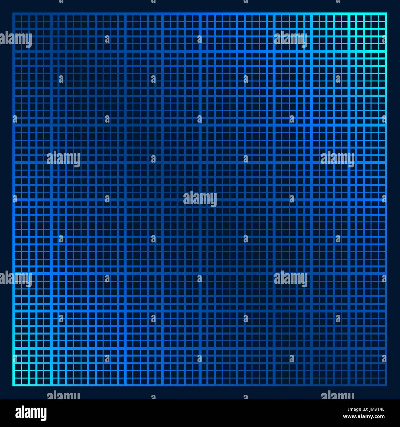 Metallic background with square pattern black and blue colors. Grid ...