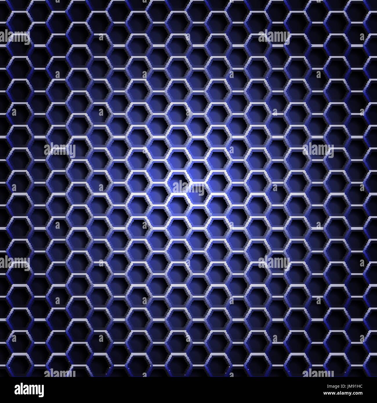 Realistic hexagonal grid background.Vector illustration. 10 eps Stock ...