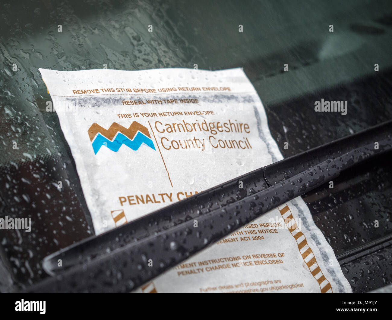 Penalty charge parking ticket hi-res stock photography and images - Alamy