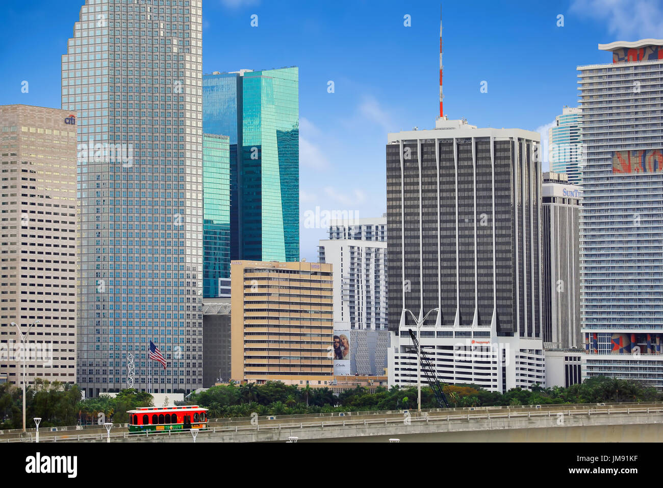 Downtown bus hi-res stock photography and images - Alamy