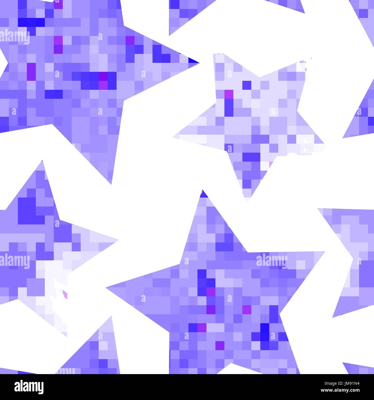 Seamless watercolor stars pattern. Vector illustration. 10 eps Stock ...