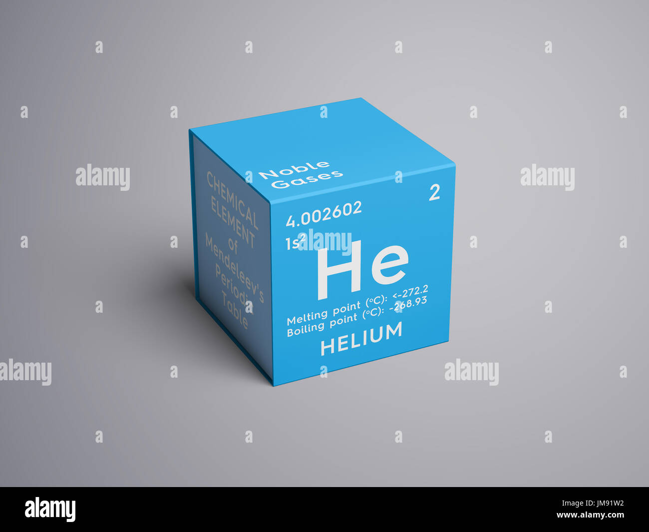 Mendeleev's periodic table helium hi-res stock photography and images ...