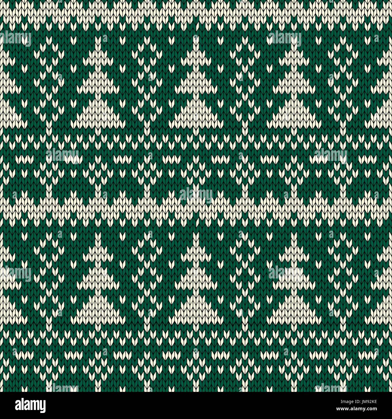 Christmas seamless knitted background. EPS 10 vector illustration Stock ...