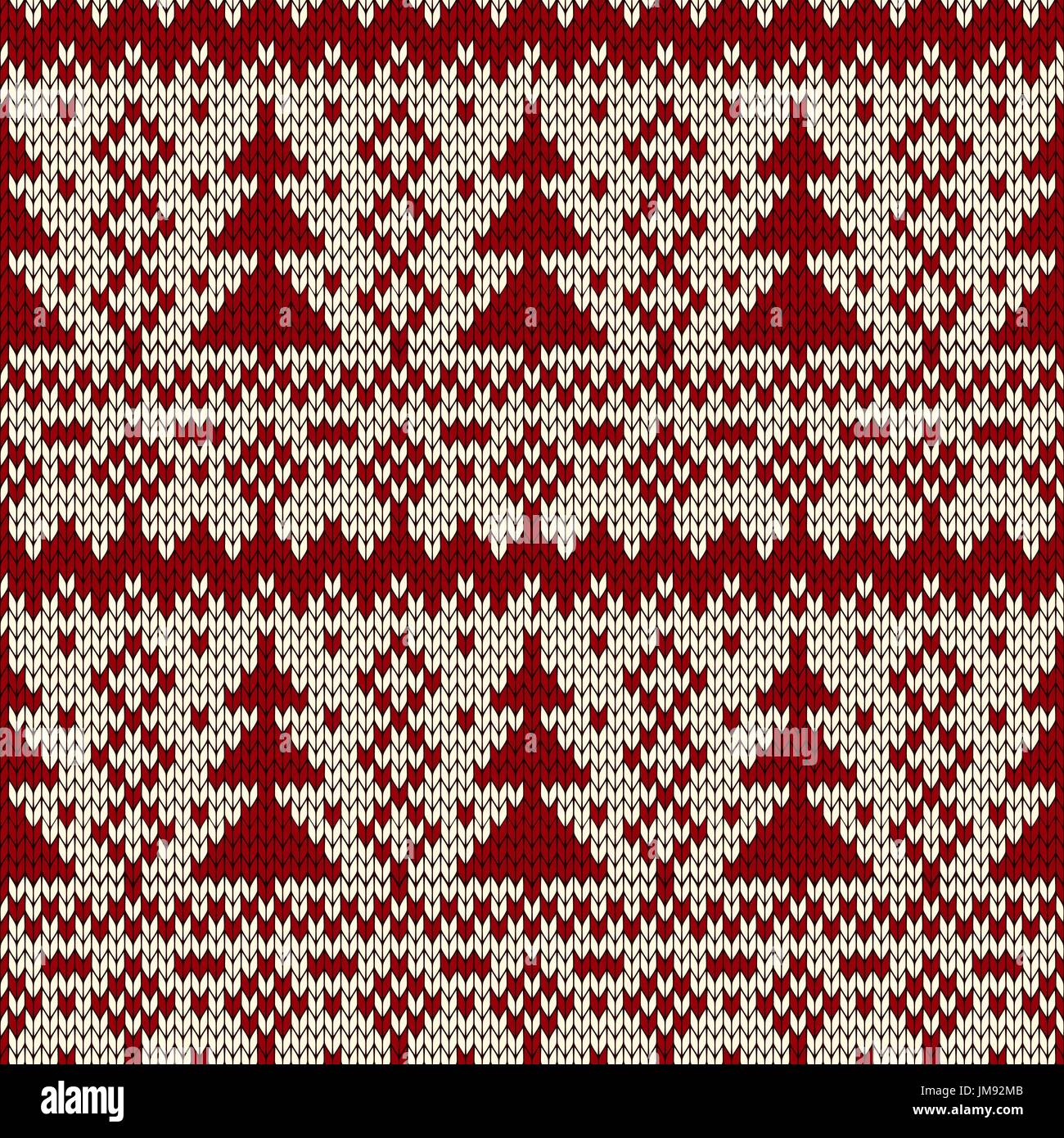 Christmas seamless knitted background. EPS 10 vector illustration Stock ...