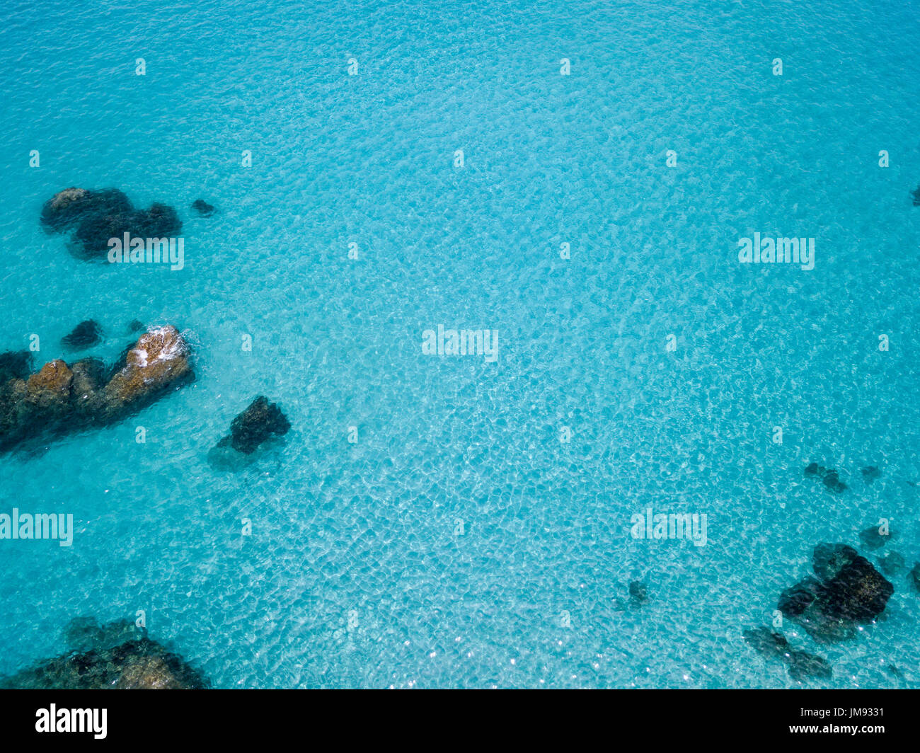 Beautiful aerial view sea rocks hi-res stock photography and images - Alamy