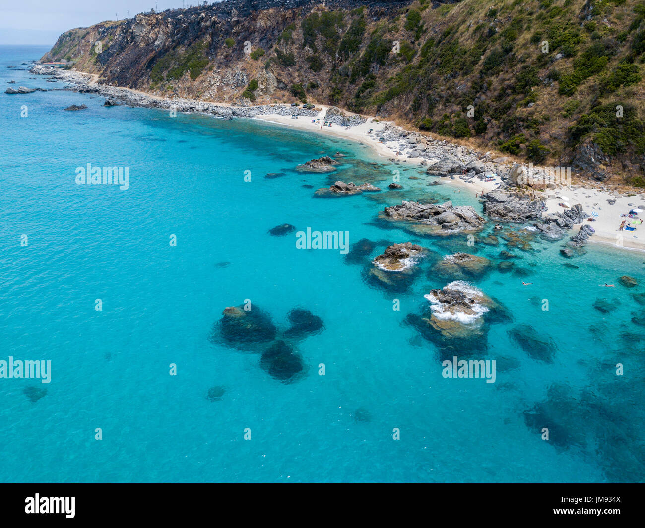 Italy the beach of capo cozzo in zambrone hi-res stock photography and ...