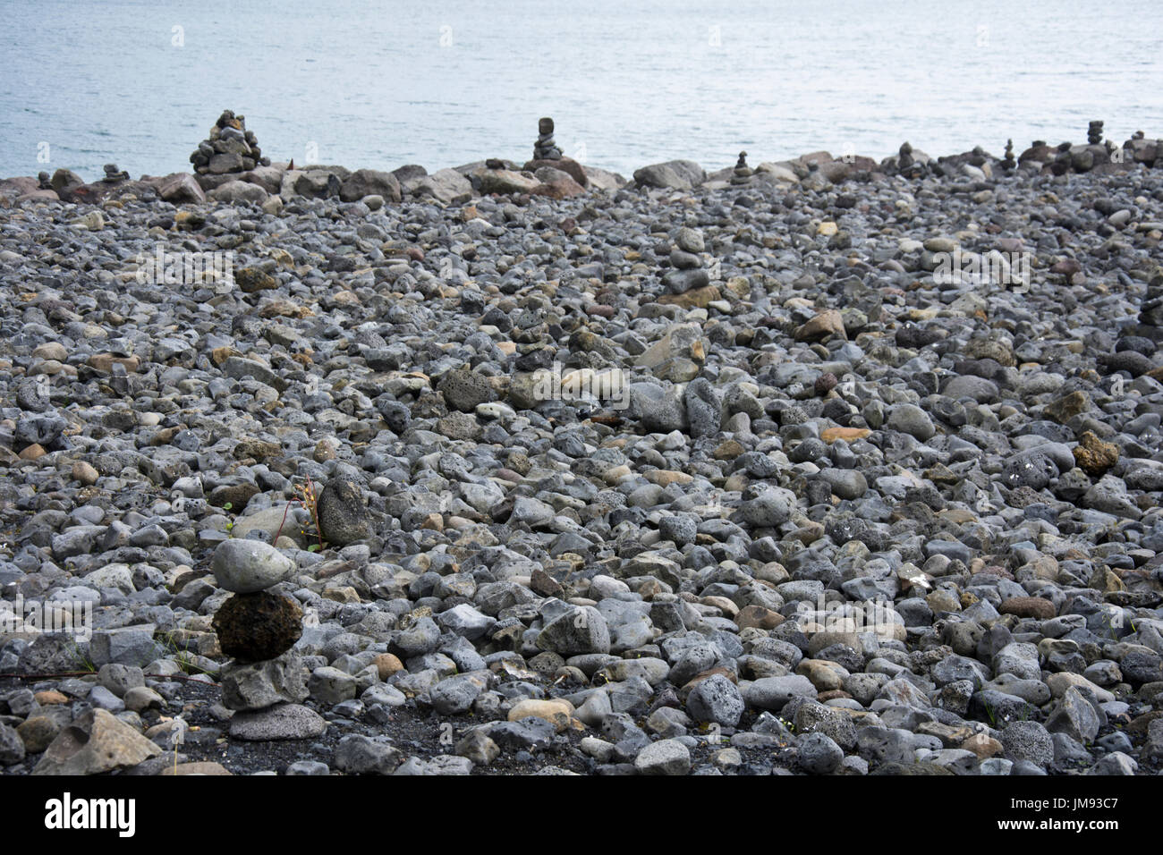Rock cairn beach hi-res stock photography and images - Alamy