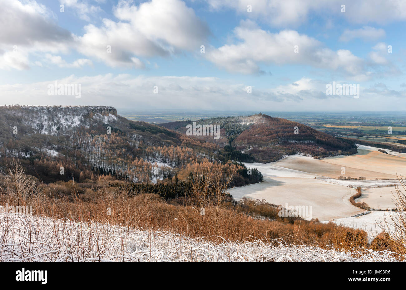 Winter at Sutton Bank Stock Photo - Alamy