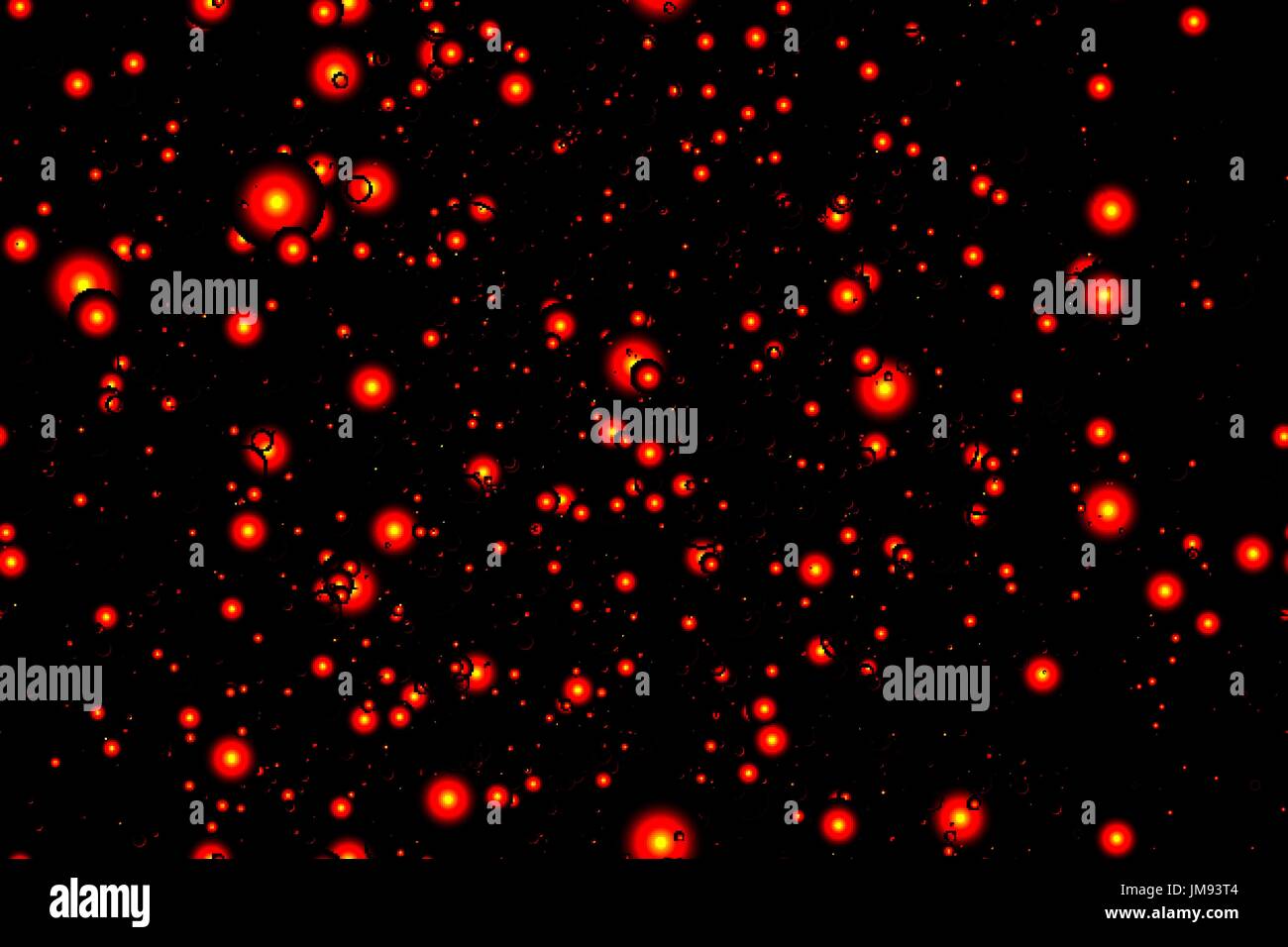 Vector illustration of simmering stars and bokeh light effect seamless ...