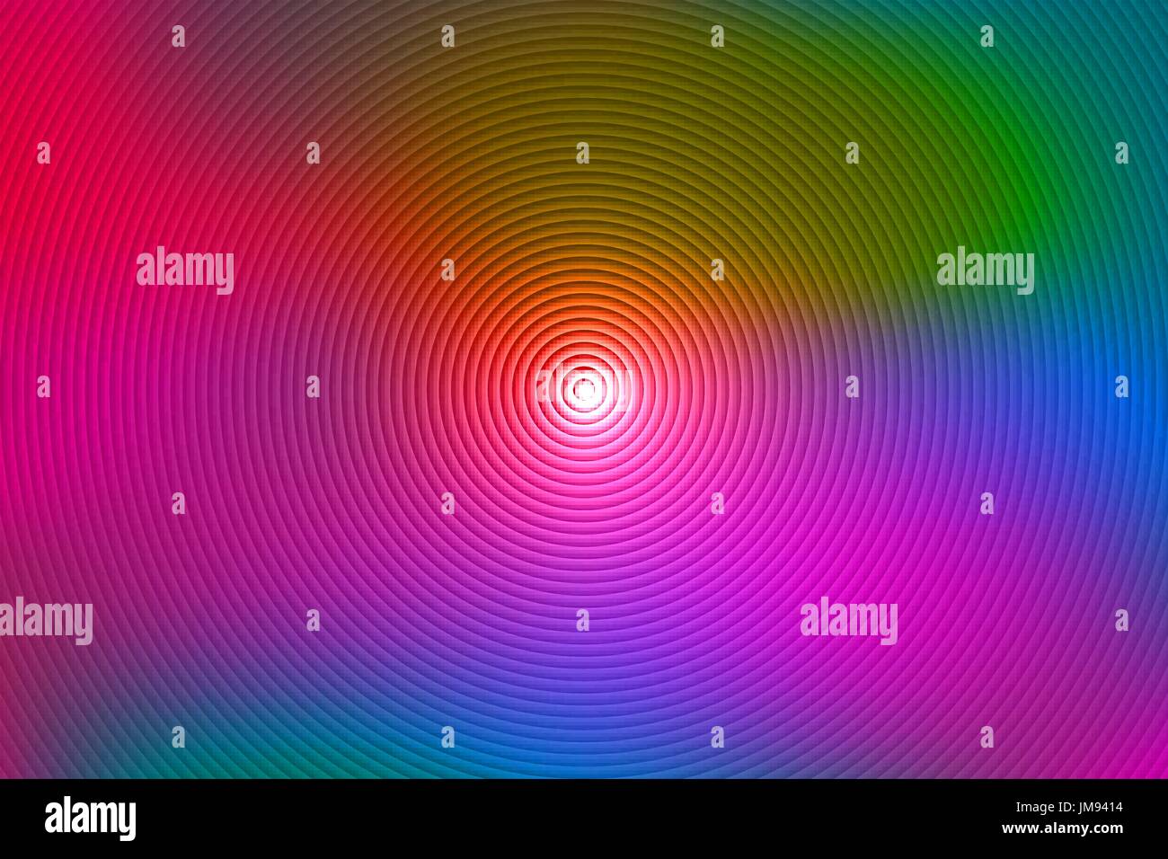 Abstract rainbow spiral, colorful background. colored circles surround ...