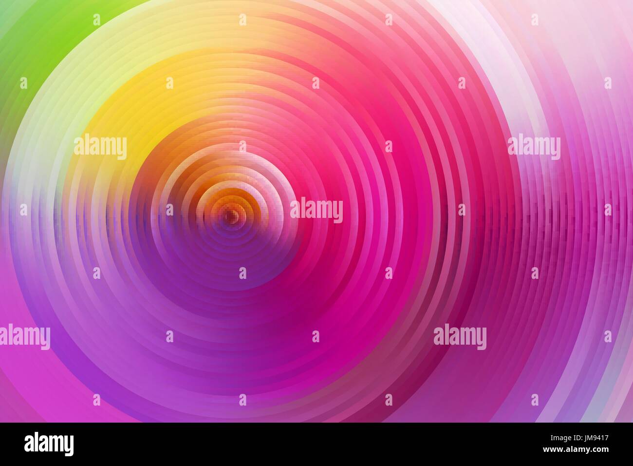 Abstract rainbow spiral, colorful background. colored circles surround ...