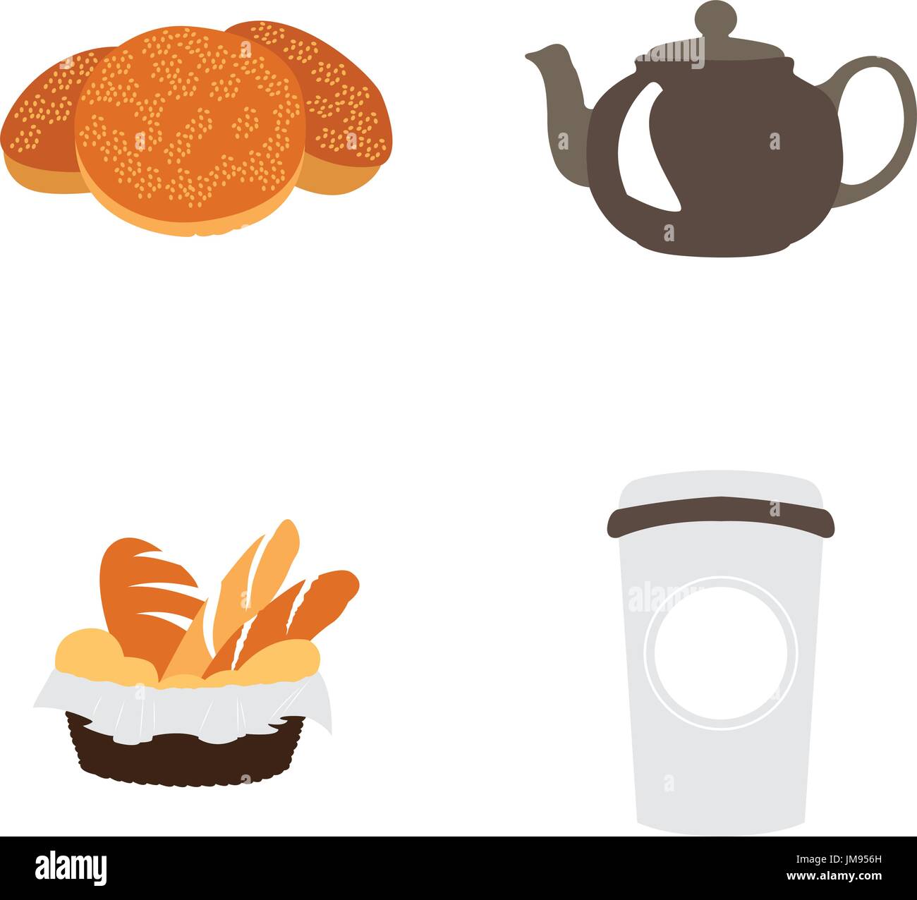 Set of bakery icons Stock Vector Image & Art - Alamy