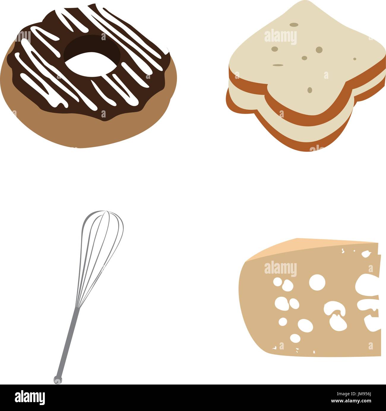 Set of bakery icons Stock Vector Image & Art - Alamy