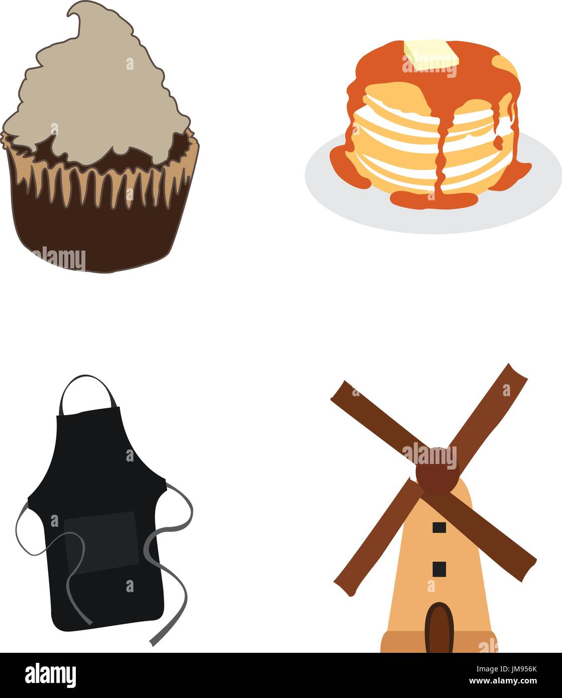 Set of bakery icons Stock Vector Image & Art - Alamy