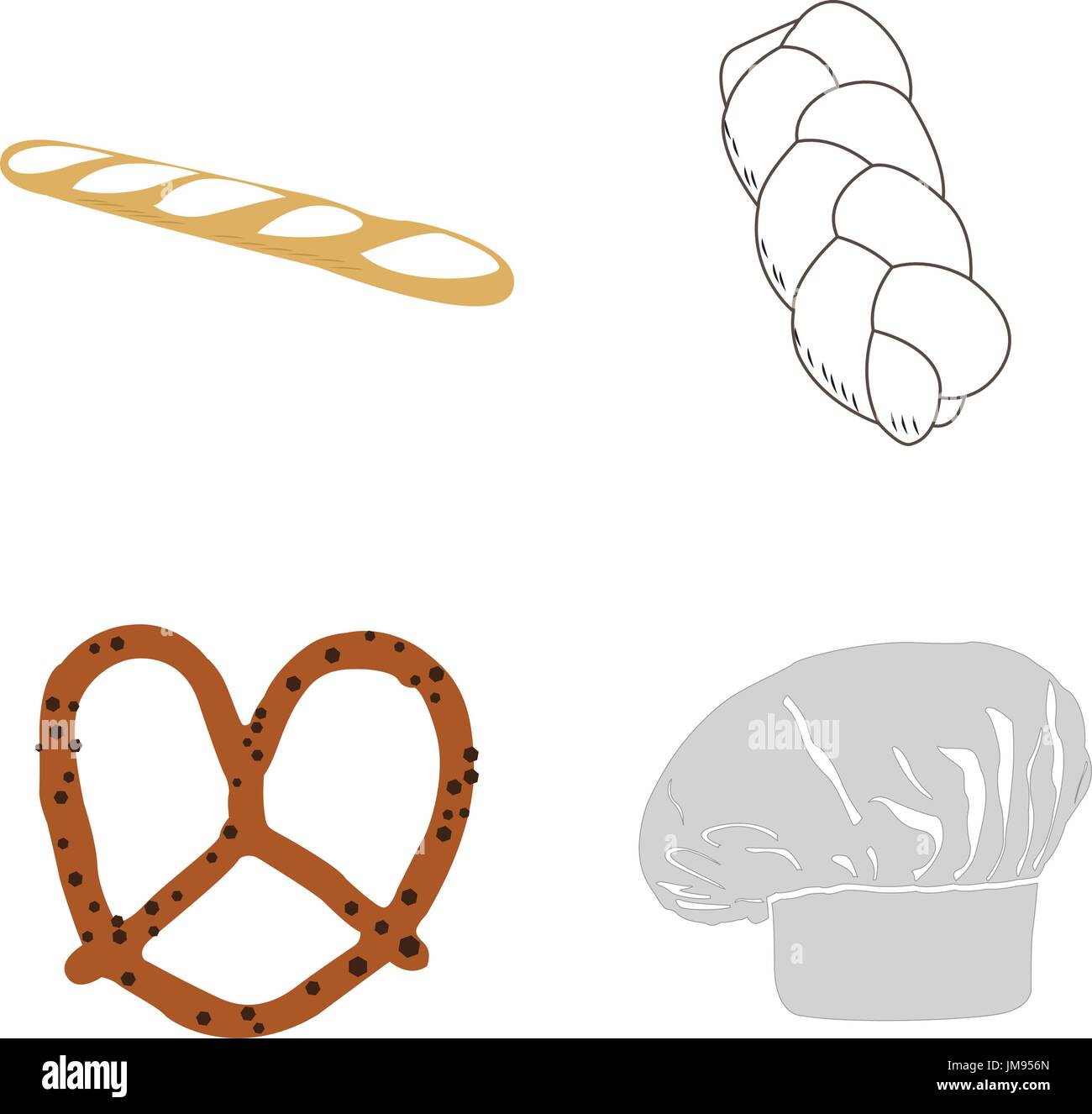 Set of bakery icons Stock Vector Image & Art - Alamy