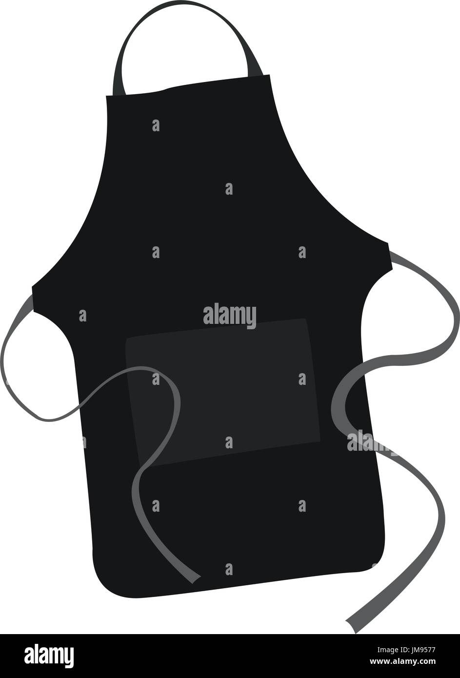 Black apron vector hi-res stock photography and images - Alamy