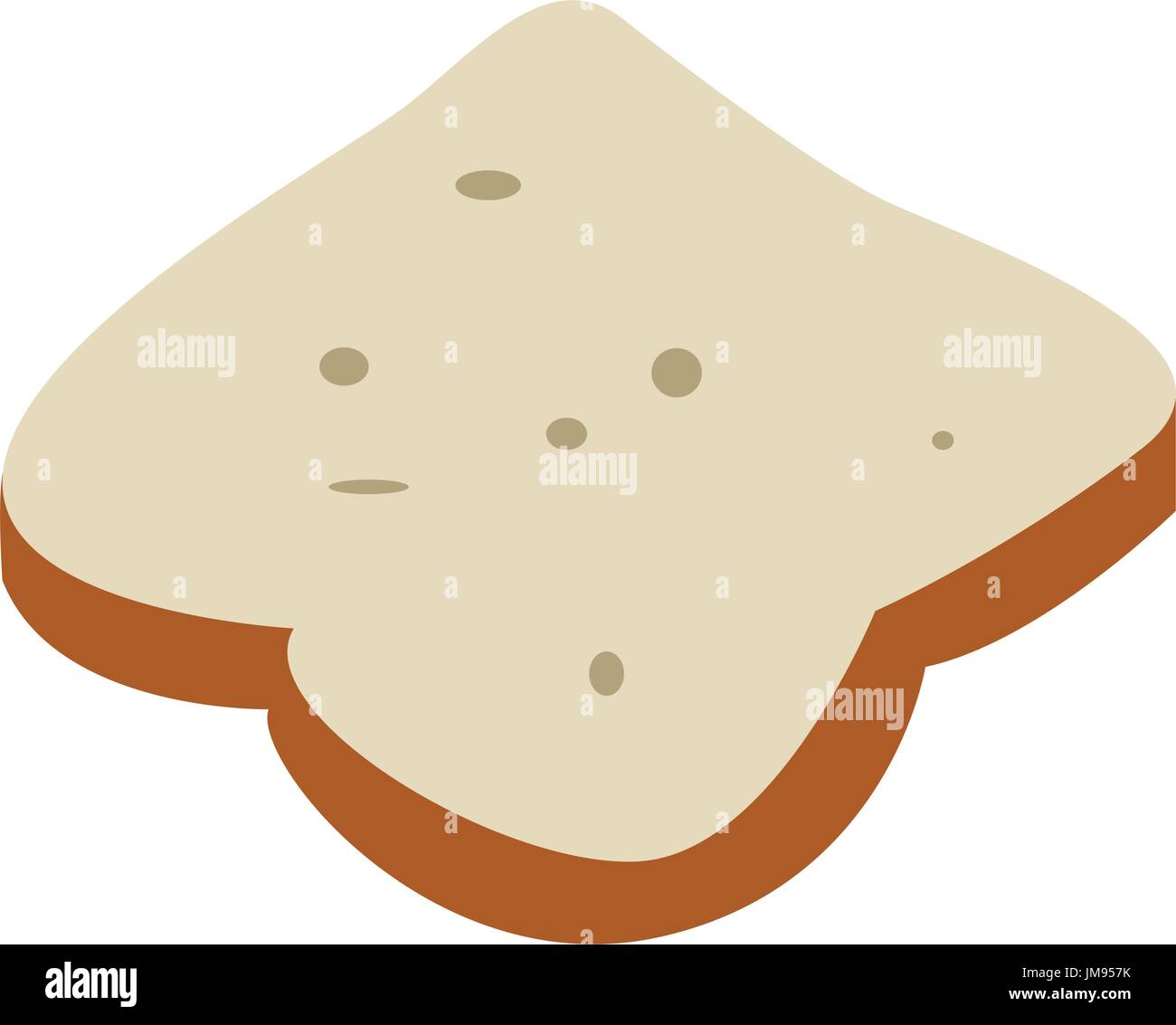 Isolated slice of bread Stock Vector Image & Art - Alamy
