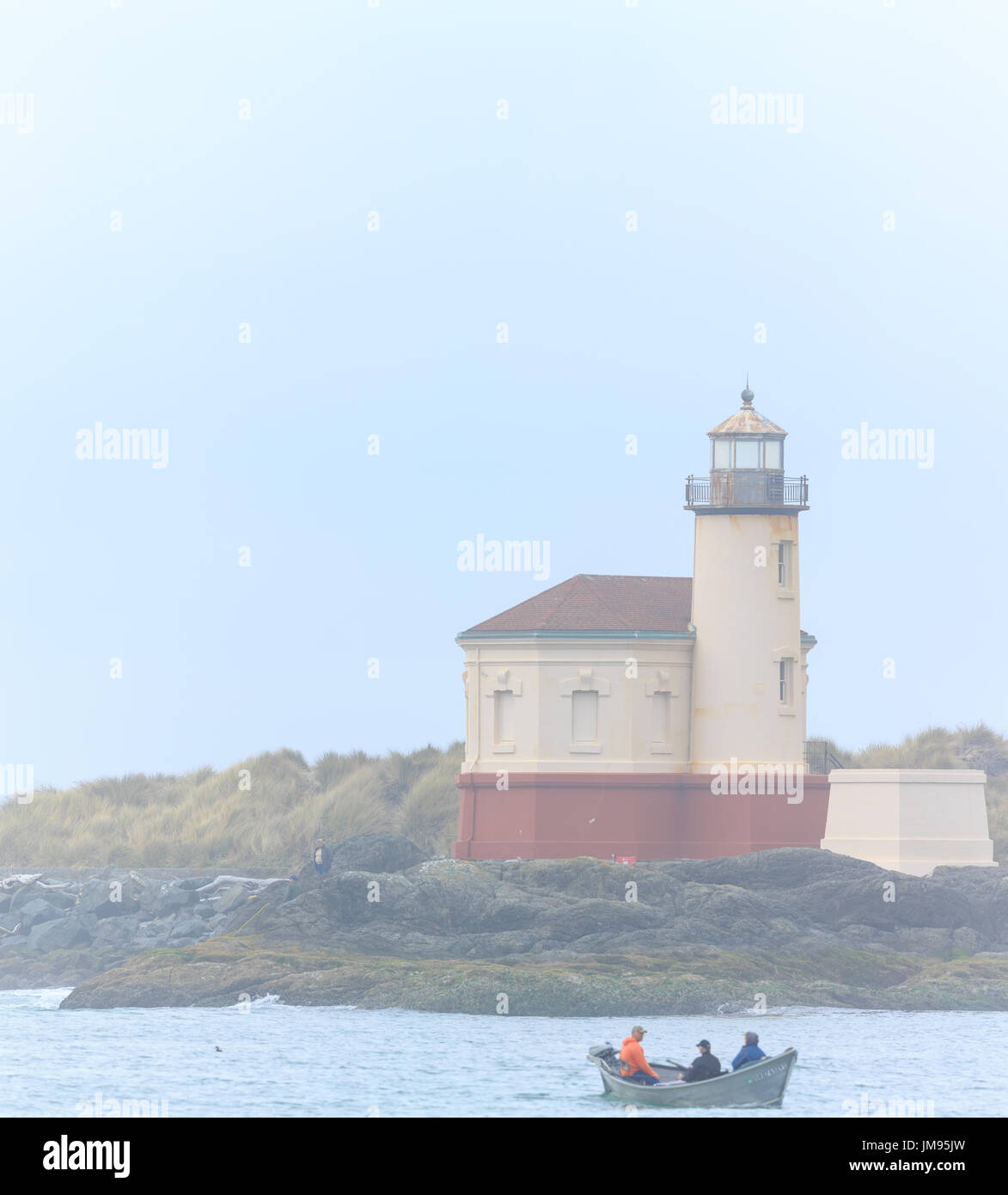 Coquille River Lighthouse Bandon, Oregon Stock Photo - Alamy