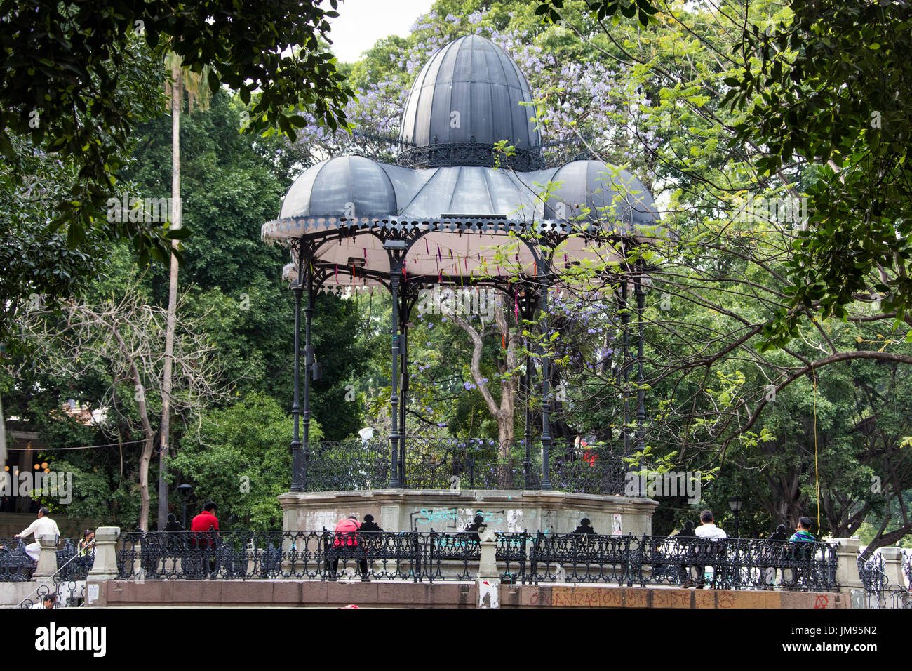 Park Alameda De Leon and Zocalo, Oaxaca, Mexico Stock Photo - Alamy