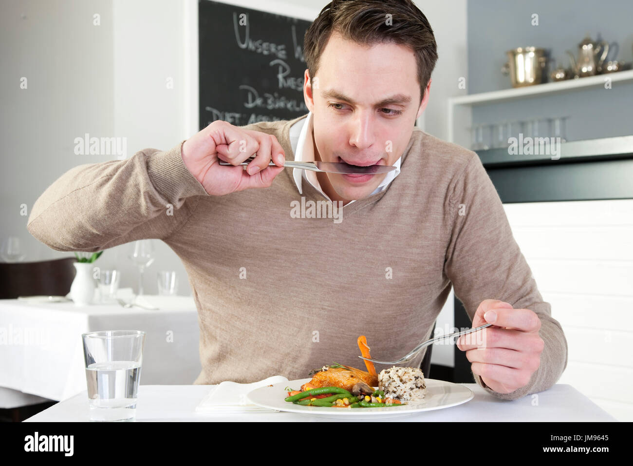 Etiquette model hi-res stock photography and images - Alamy
